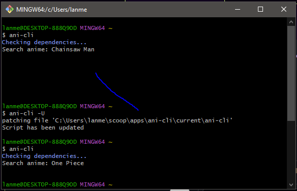 SEARCH ANIME FUNCTION DOES NOTHING · Issue #1097 · pystardust/ani-cli ... SEARCH ANIME FUNCTION DOES NOTHING · Issue #1097 · pystardust/ani-cli ...