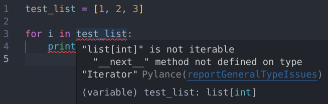 Incorrect inferred types and list not iterable issues/questions · Issue #4889 · microsoft ...