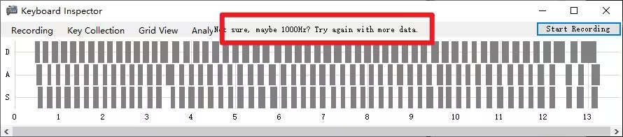 Does the software not support keyboards with polling rates higher than ...