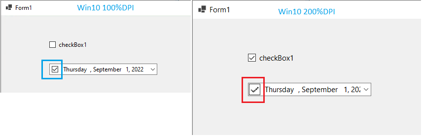 [HDPI] The Icon of checkbox in DateTimePicker control is burry · Issue #7718 · dotnet/winforms ...