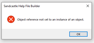 Unexpected Error · Issue #851 · EWSoftware/SHFB · GitHub