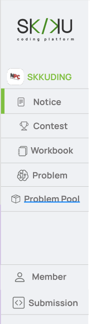 [Feature] GroupManager(Organism) - SideBar · Issue #150 · skkuding/codedang · GitHub