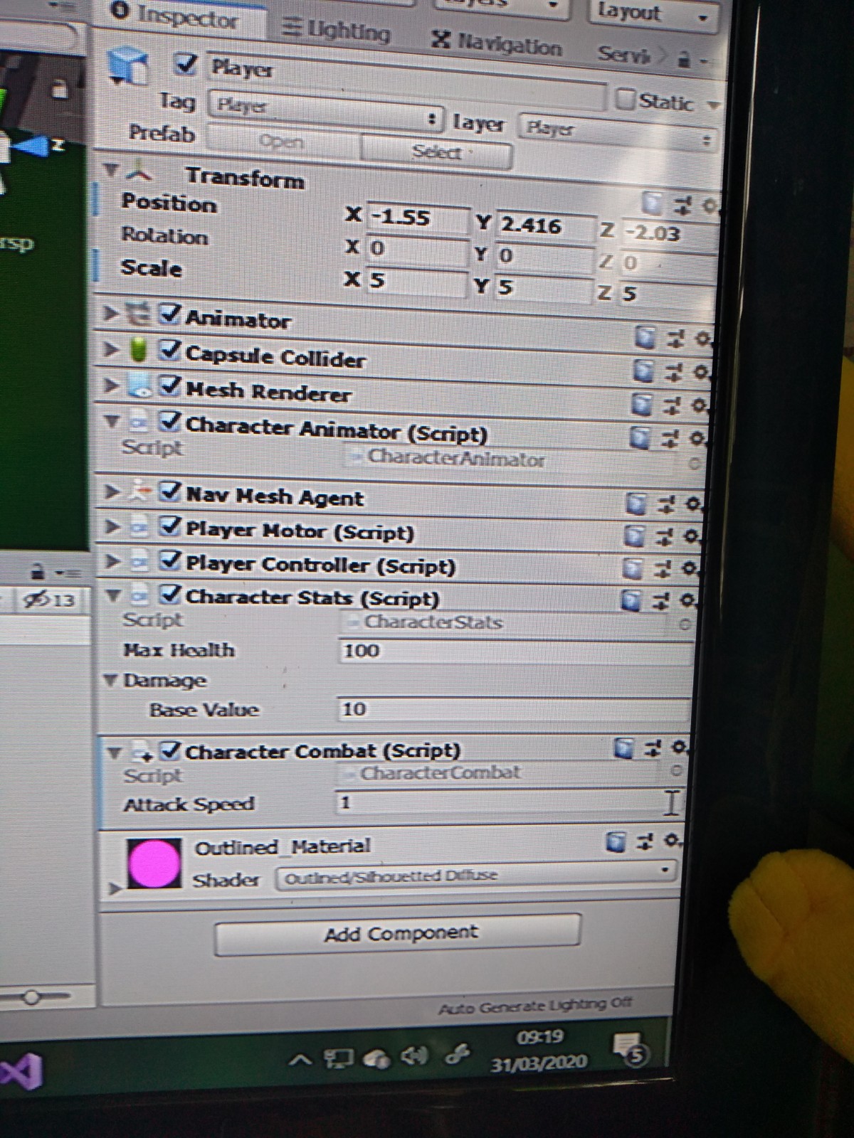 Issue With Following Brackeys Rpg Tutorial Enemystats Die Cannot Override Inherited Member