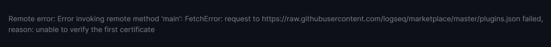 The problem with the plugin market · Issue #5756 · logseq/logseq · GitHub