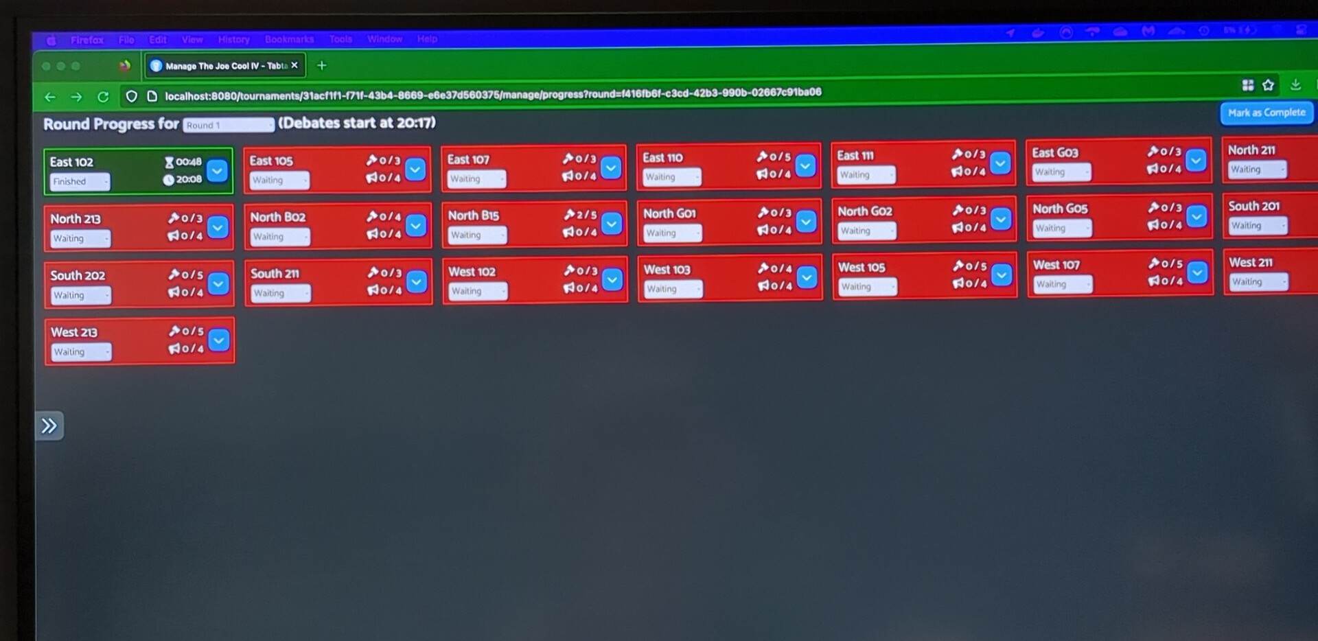 Create debate progression tables · Issue #2213 · TabbycatDebate ...