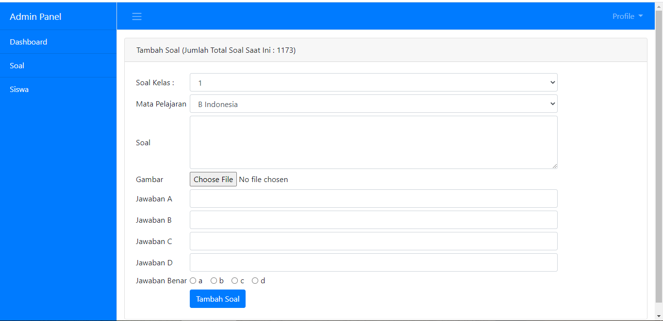 GitHub - fadlur-adink/rest-api-dan-admin-panel-bank-soal: Rest api dan admin panel untuk ...