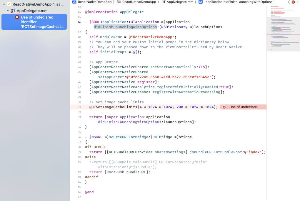 RCTSetImageCacheLimits undeclared · Issue #41326 · facebook/react-native · GitHub