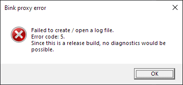 [BUG][LELAUNCHER] Bink proxy error · Issue #328 · ME3Tweaks/ME3TweaksModManager · GitHub