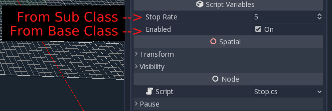 Mono: Exported variables from base classes are in the wrong order. · Issue #13493 · godotengine ...