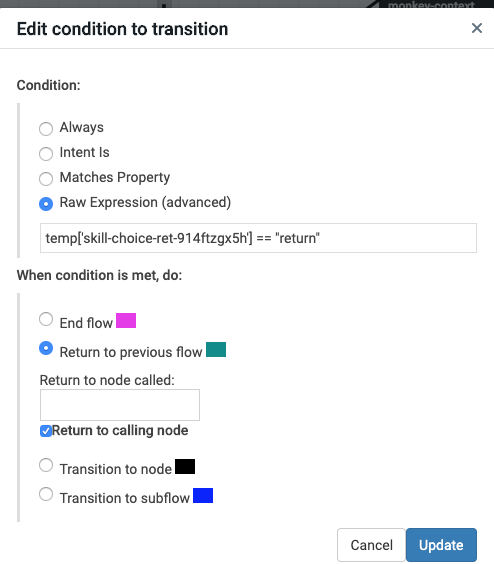 Return to caller node transition fails · Issue #987 · botpress/v12 · GitHub