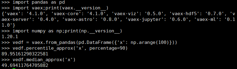 [BUG-REPORT]percentile_approx, median_approx return "nan" in Win10 · Issue #1318 · vaexio/vaex ...