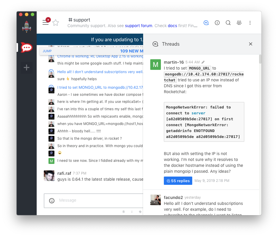 Unread message bar shows above flextab · Issue #14448 · RocketChat/Rocket.Chat · GitHub