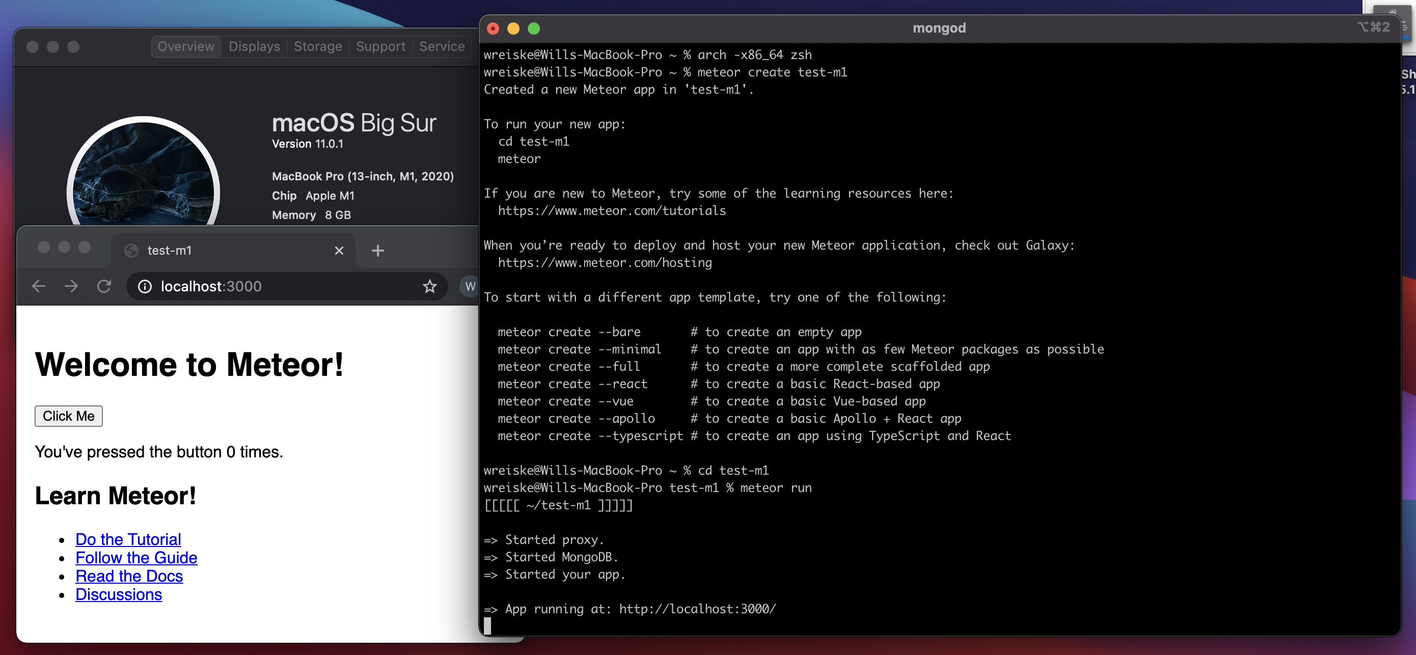 Apple Silicon not supported · Issue #11249 · meteor/meteor · GitHub
