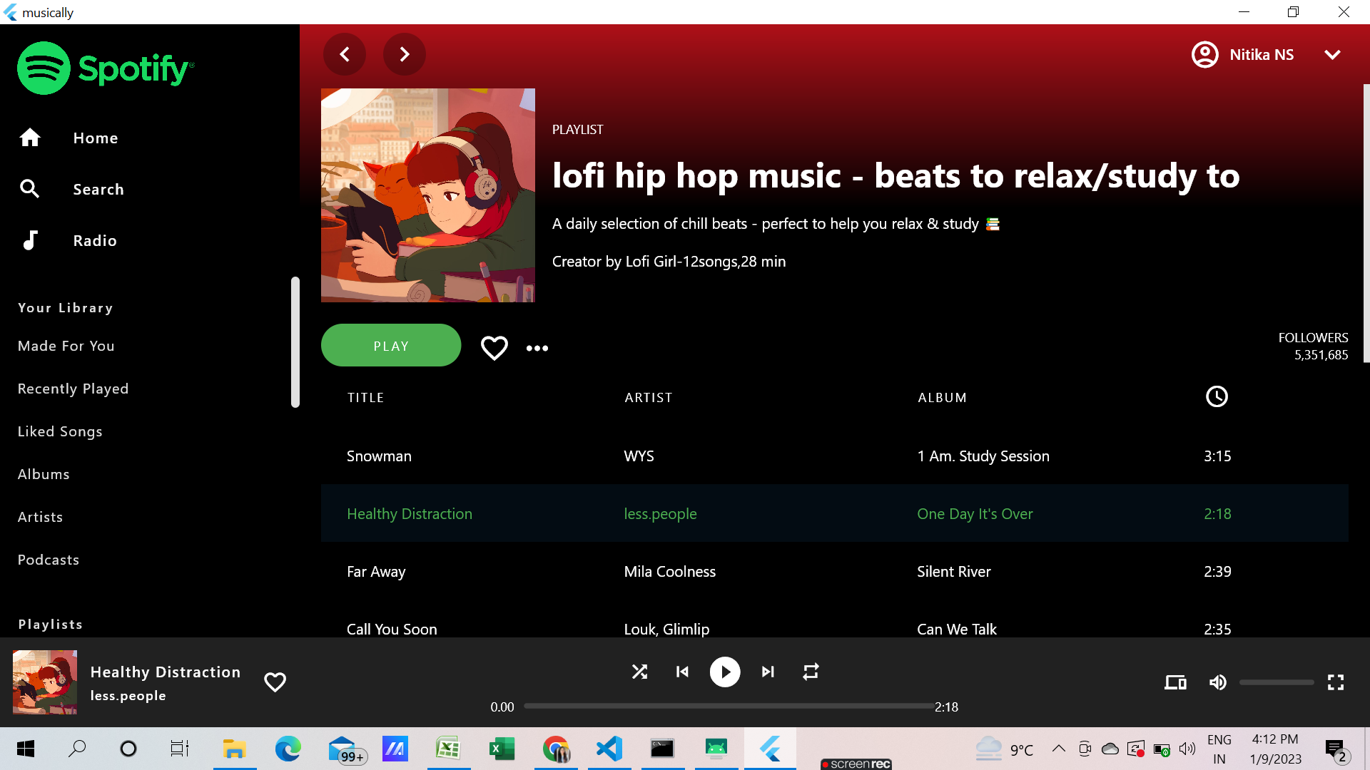GitHub - nitikasehgal/Musically-Spotify_Clone_UI-: Spotify Clone UI for desktop