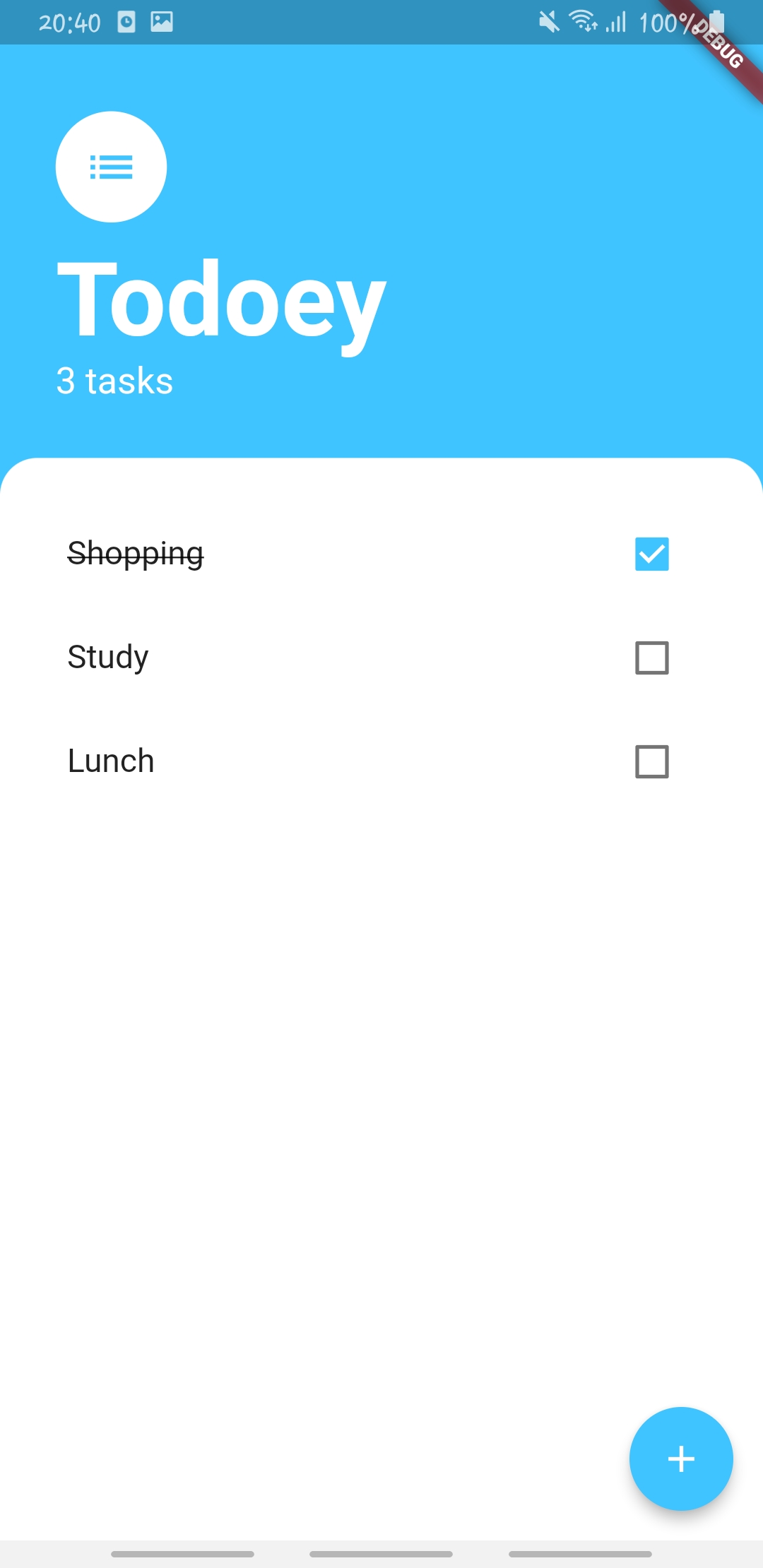 GitHub - nitikasehgal/To-Doey-App: Flutter To-Do app created with help of flutter widgets which ...
