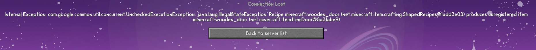 produces unregistered item minecraft:wooden_door · Issue #2142 ...