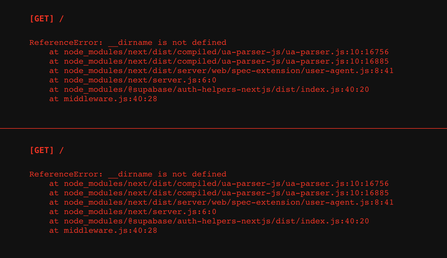 Referenceerror Dirname Is Not Defined · Issue 11171 · Supabasesupabase · Github