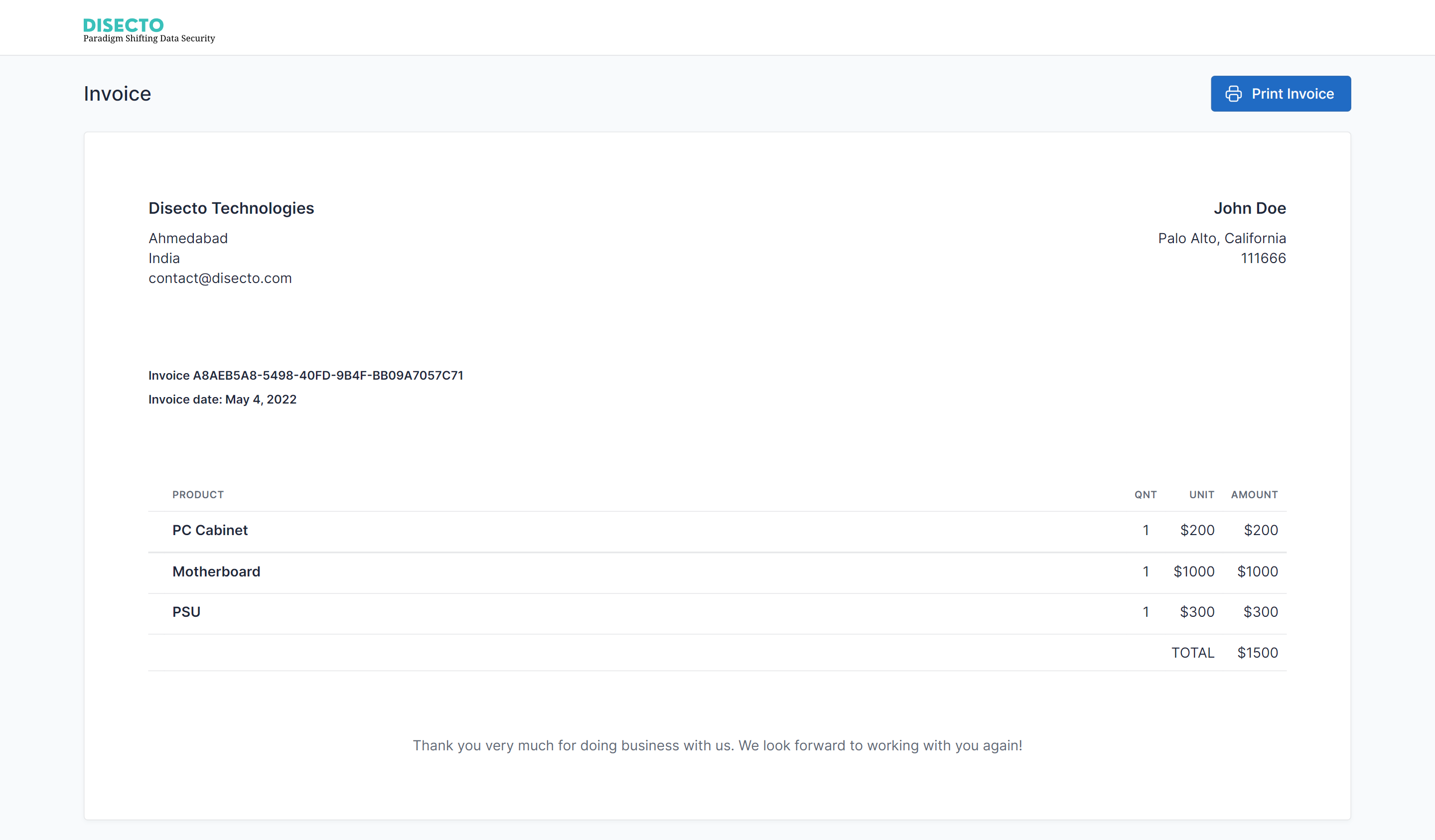 GitHub - Rudraksh88/InvoiceApp