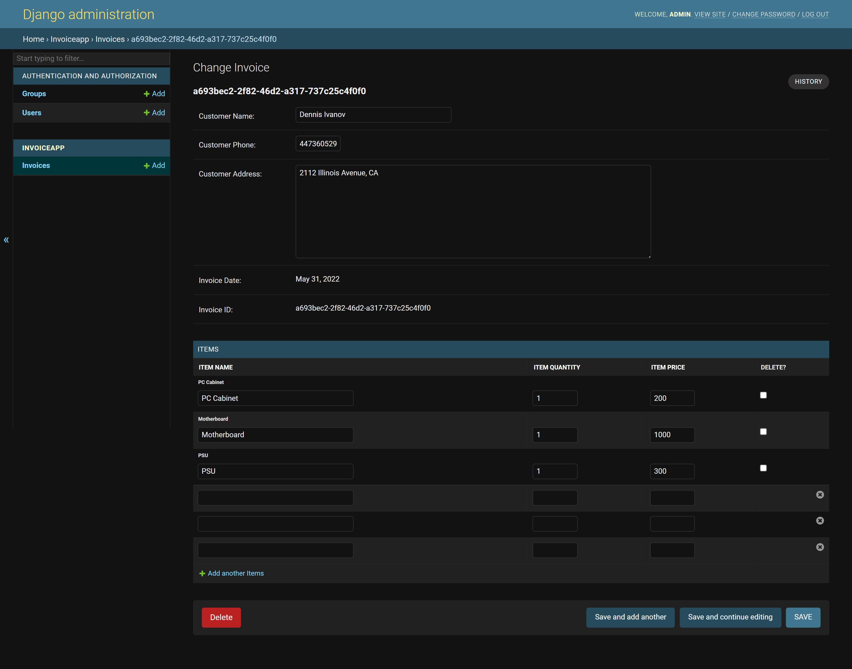 GitHub - Rudraksh88/InvoiceGenerator