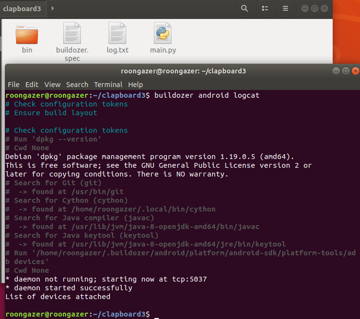 Ubuntu 18.04 Buildozer: APP automatically closes after opening in ...