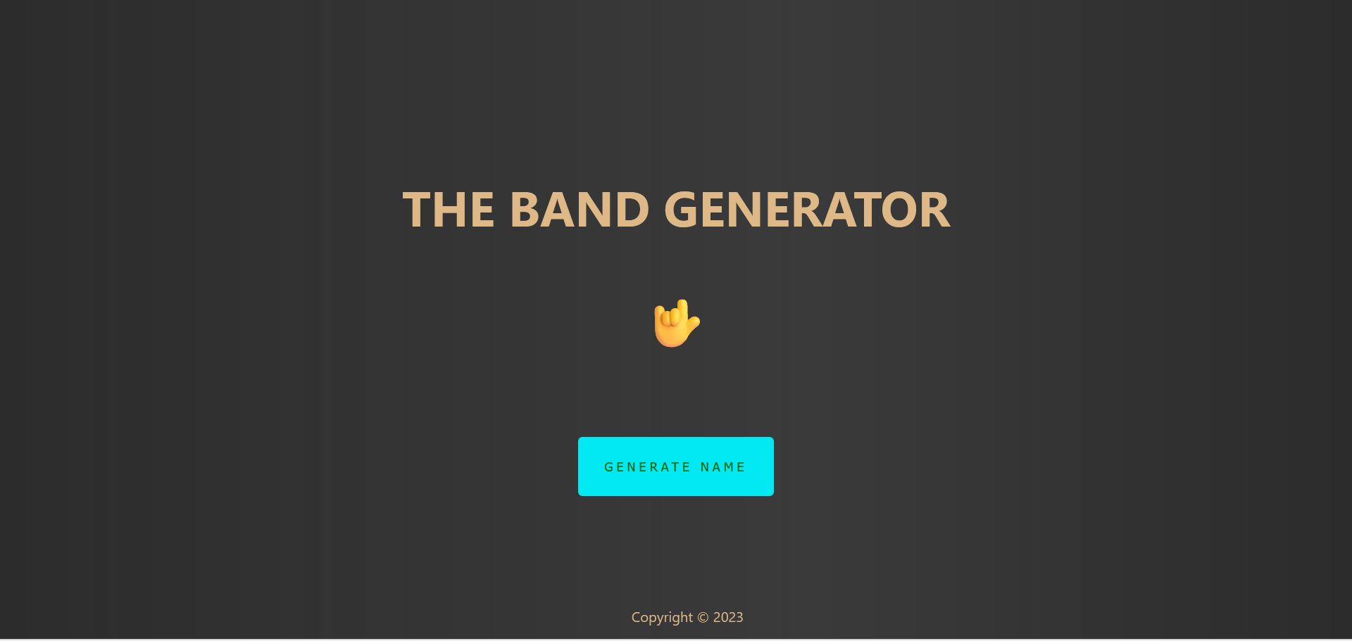 GitHub - shivkantmani/BAND-GENERATOR