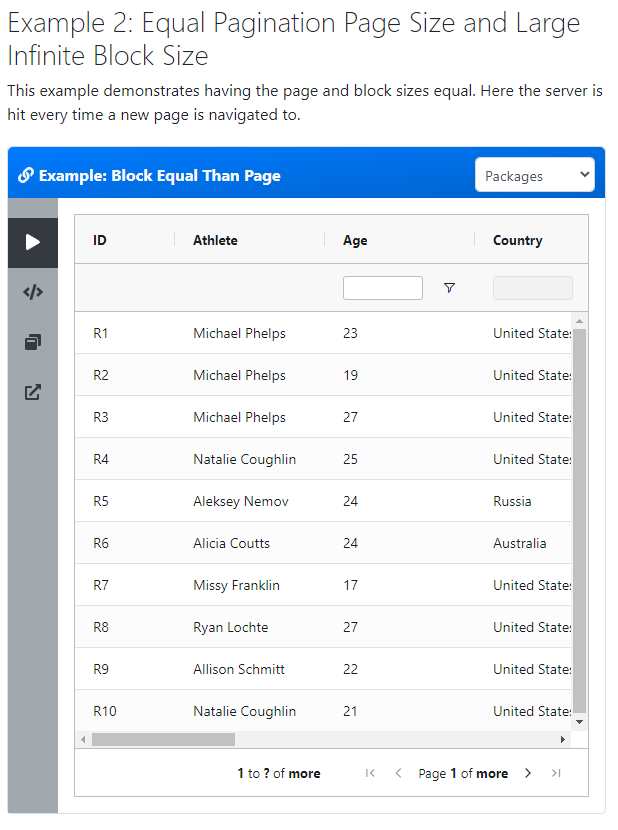 Infinite Row Model - last row of page displays '?' when getting data ...