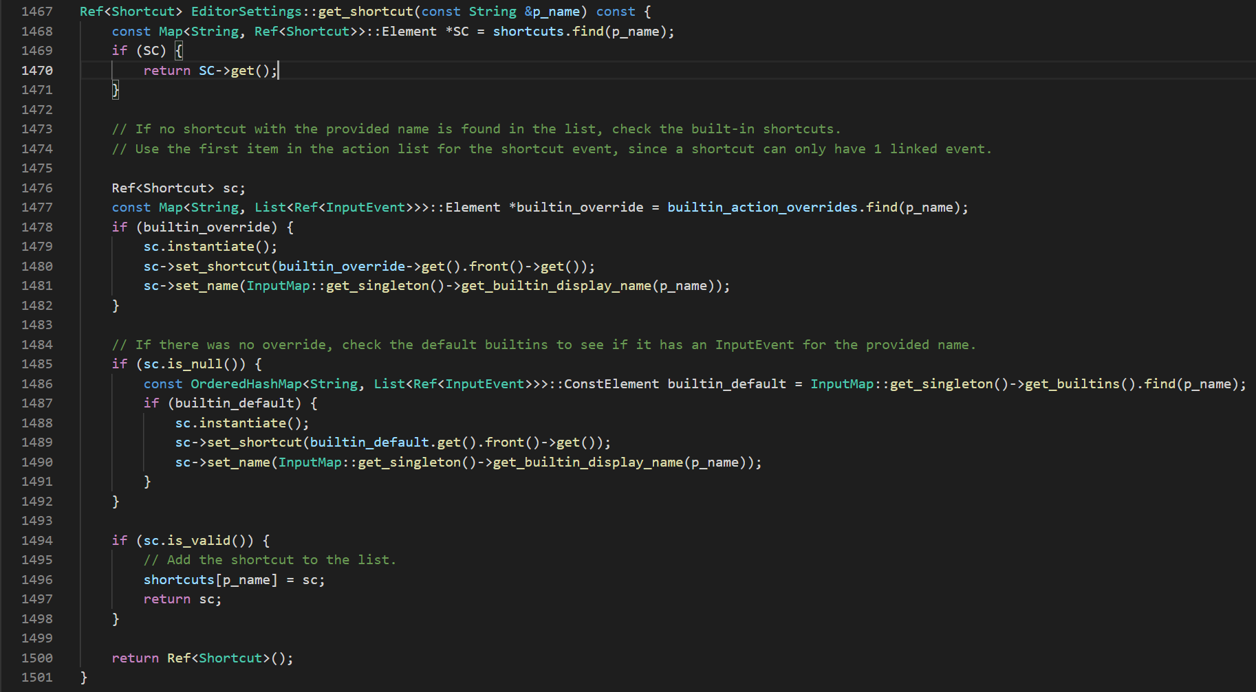 Can't get shortcuts from EditorSettings · Issue #44307 · godotengine ...