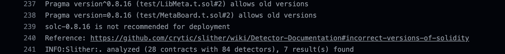 Consider Solidity 0.8.17 valid for `IncorrectSolc` · Issue #1627 · crytic/slither · GitHub