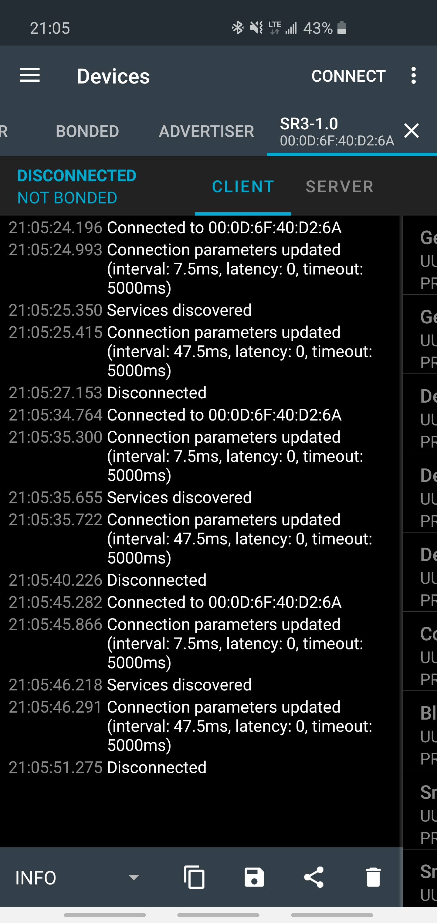 Unwanted automatic connection after pressing DISCONNECT · Issue #121 · NordicSemiconductor ...