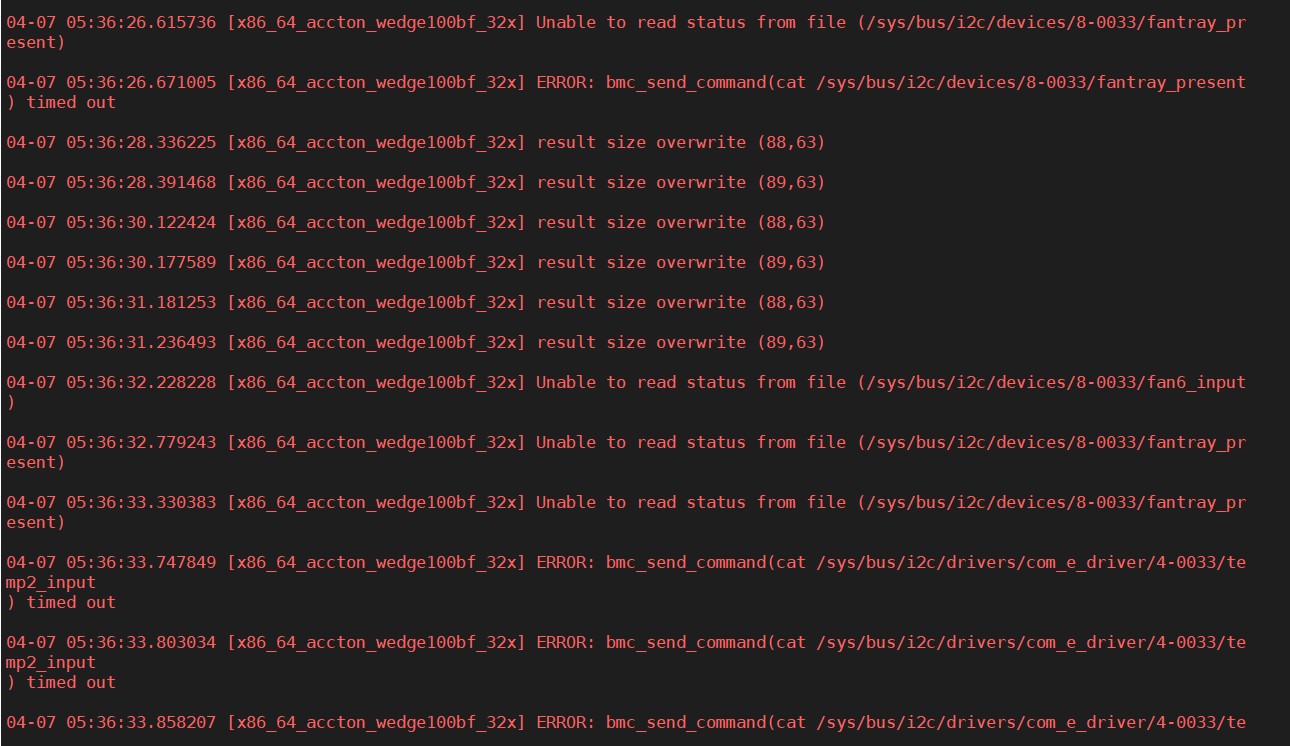 On Tofino wedge100B 32x switch, ports can be ready/enabled but not change to 'up' status · Issue ...