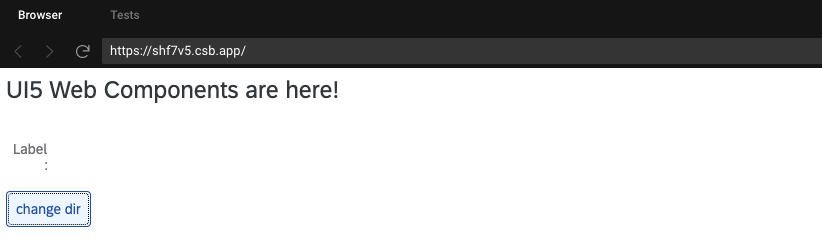 [SF] Label Dir Inconsistency · Issue #6524 · SAP/ui5-webcomponents · GitHub