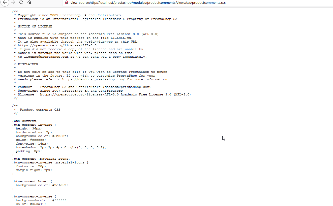 CSS is not rendering · Issue #22593 · PrestaShop/PrestaShop · GitHub