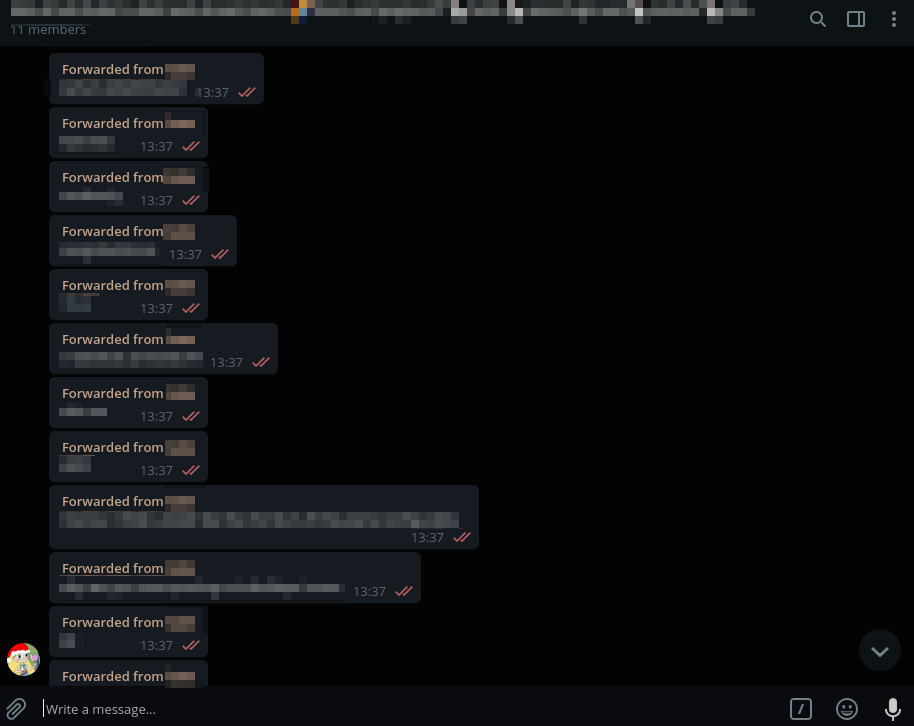 Make the selection of the forwarded messages · Issue #5138 · telegramdesktop/tdesktop · GitHub
