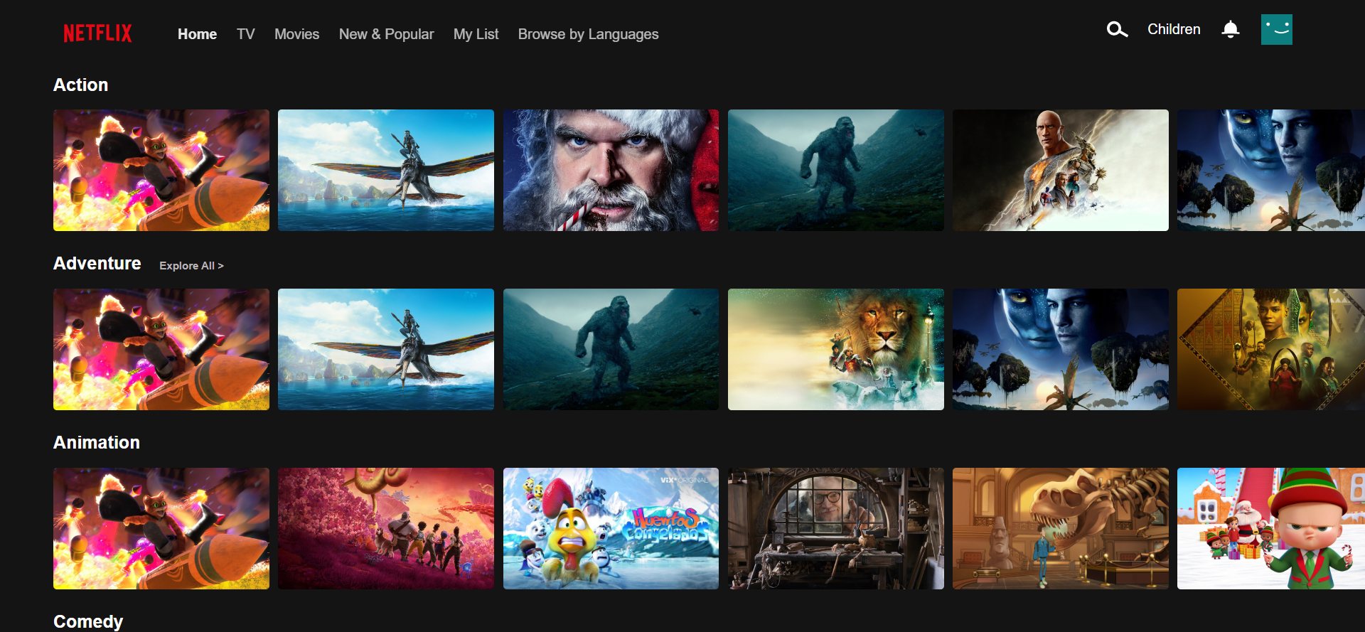 GitHub - anubhav-nagar/netflix-clone: A Netflix clone using html, css, and javascript. It uses ...