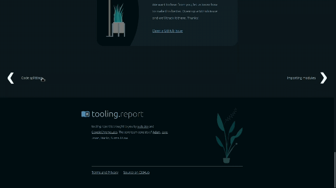 Collection & Detail Pagination · Issue #130 · GoogleChromeLabs/tooling.report · GitHub
