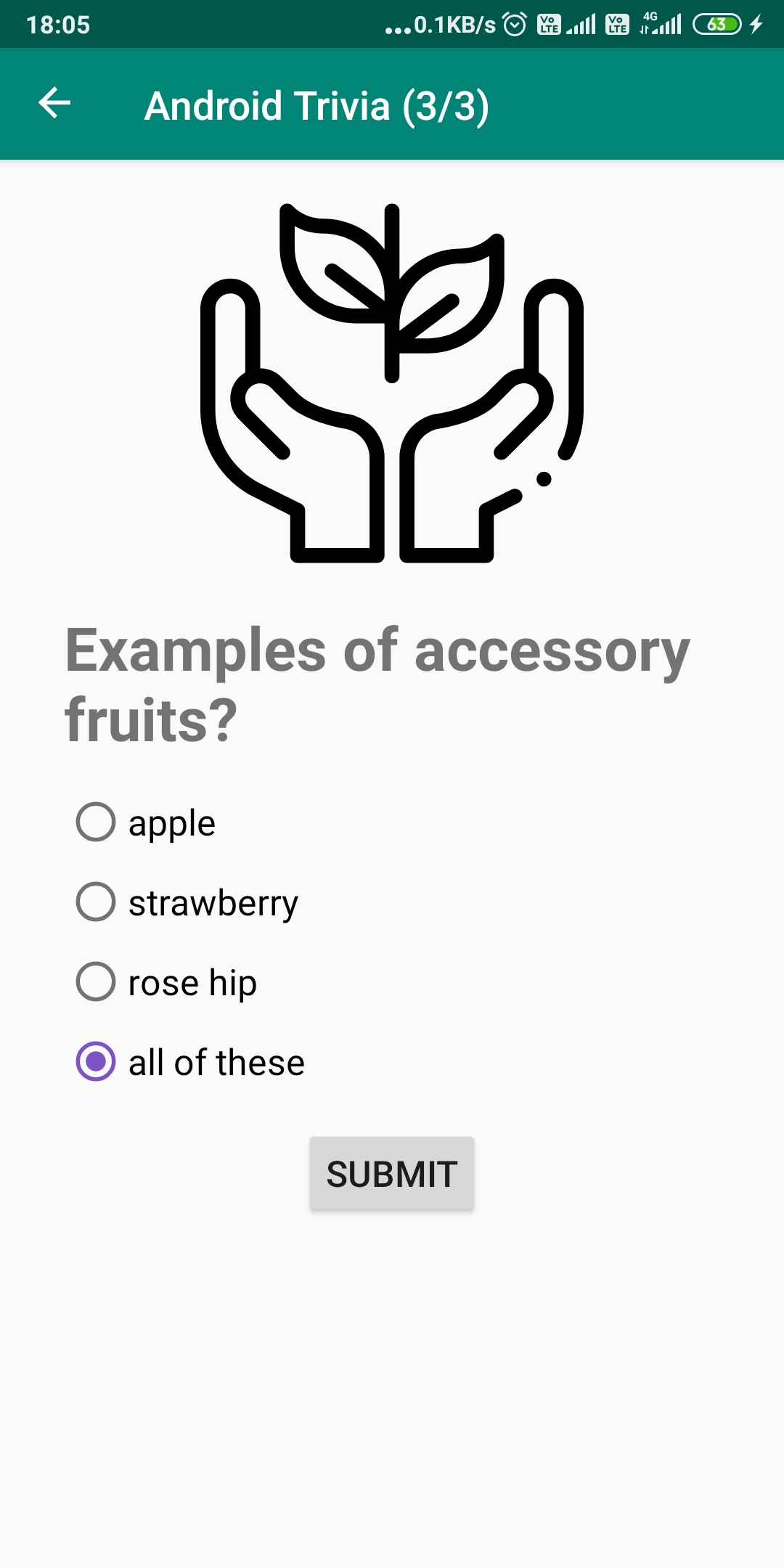 GitHub - bathinaMounika/fun-kotlin-android-trivia: lesson 3 udacity