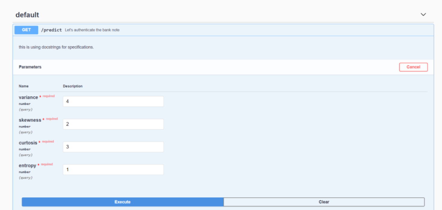 GitHub - apastagia/BankNote_Authentication: Machine Learning Project - Flask - Docker
