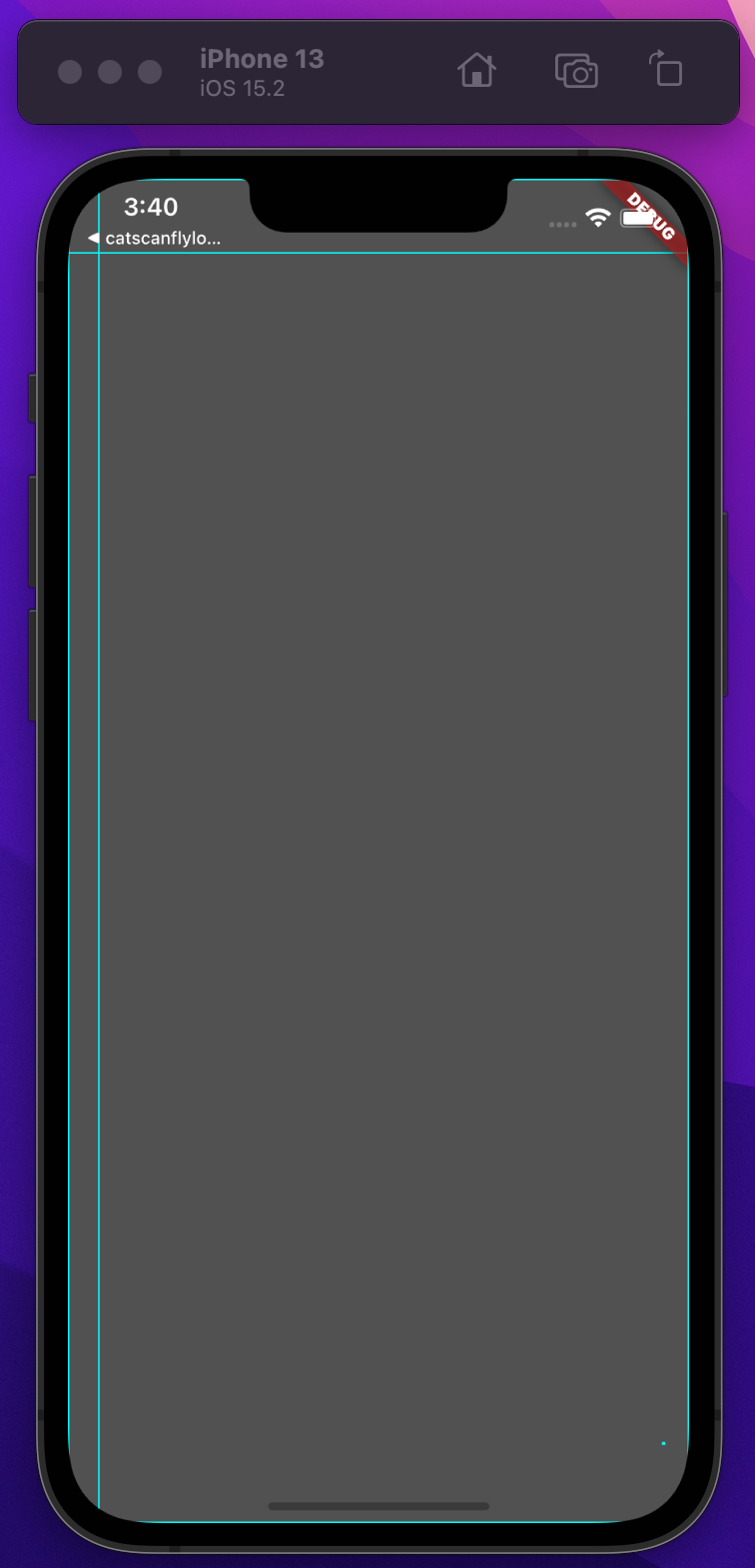 [debugging] A dot is shown in the corner when `Toggle Debug Painting ...