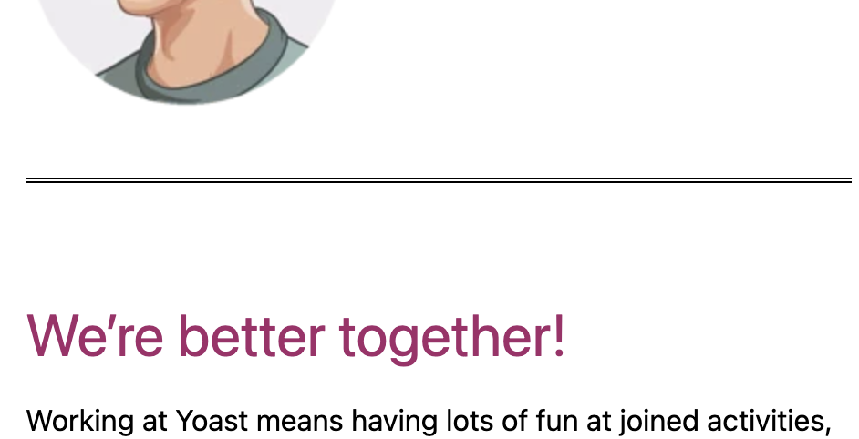 Updated css of block separator introduces double lines on themes ...