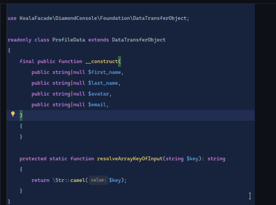 error when resolving DTO using resolveFrom() · Issue #91 · KoalaFacade/diamond-console · GitHub