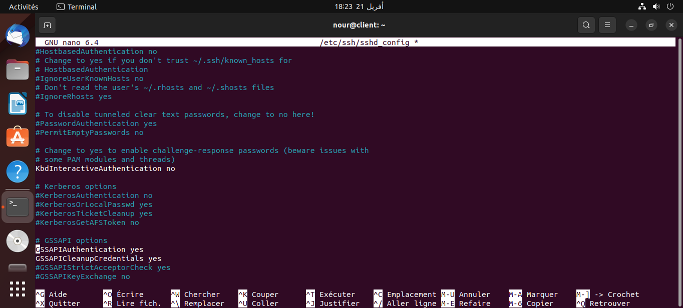 GitHub - nourbesbes1/OpenSSH-authentification-avec-Kerberos: Ce projet consiste en la création ...
