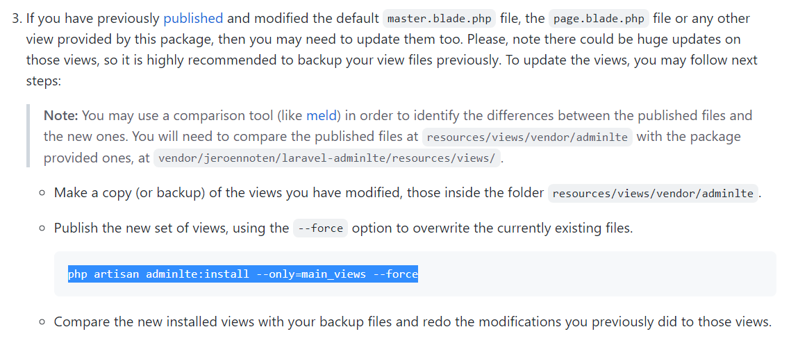 "Undefined constant 'JeroenNoten\LaravelAdminLte\Helpers\LayoutHelper' (View: C:\laragon\www ...
