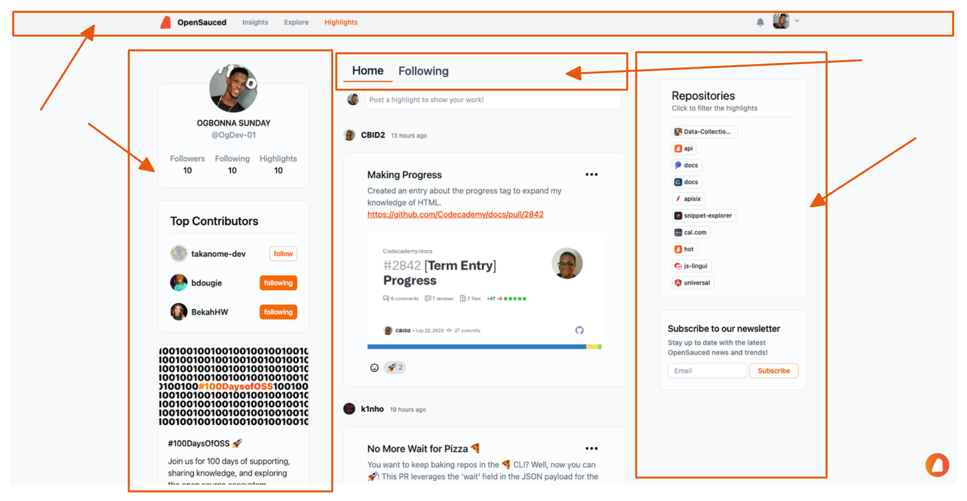 Feature: Feeds page UX improvements · Issue #1451 · open-sauced/app · GitHub