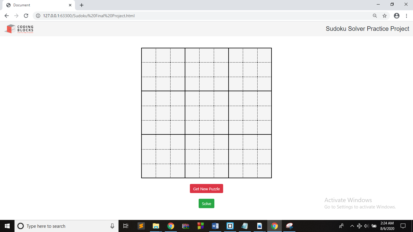 GitHub - AmishaSingla-29/SudokuSolver: Sudoku is a number-placement puzzle where the objective ...