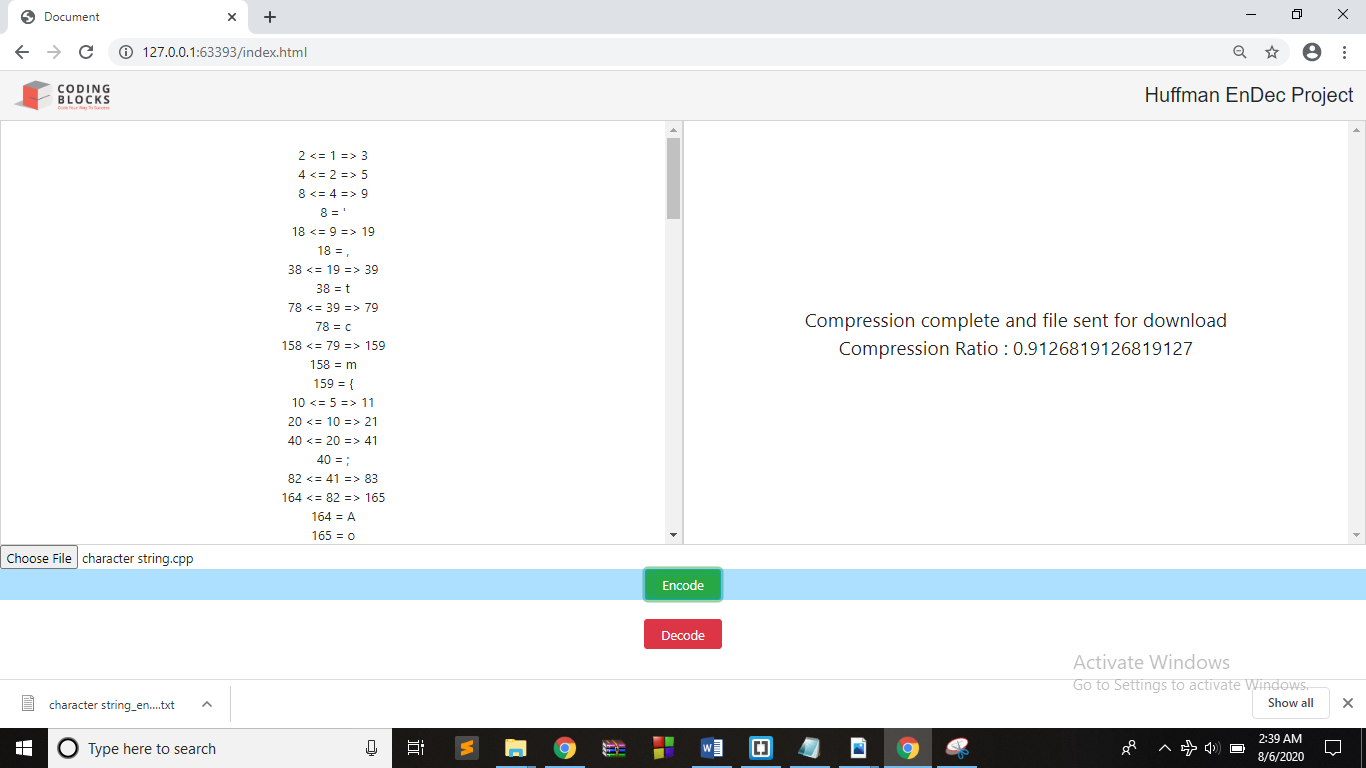 GitHub - AmishaSingla-29/File_Zipper: In this project I have implemented a zipper. When we use ...