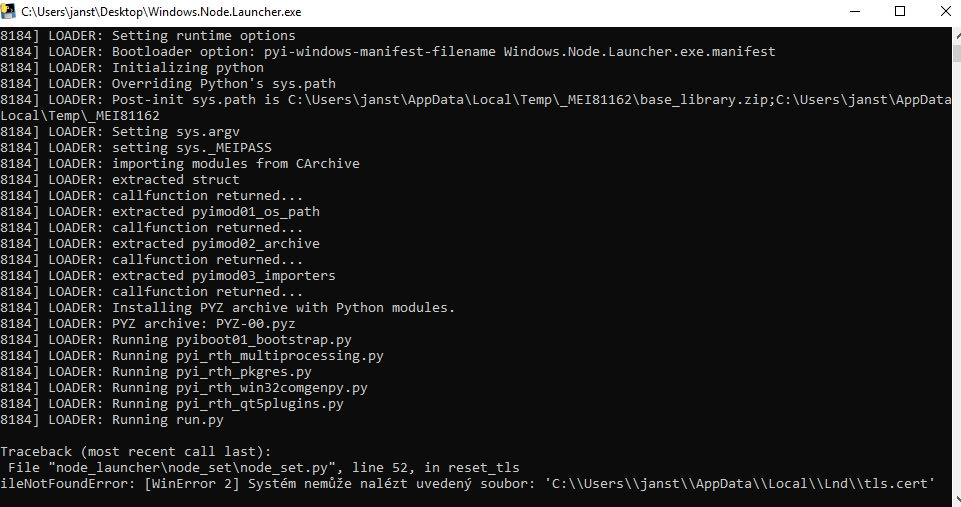 Reset TLS causes the Node Launcher to not open again · Issue #199 · lightning-power-users/node ...