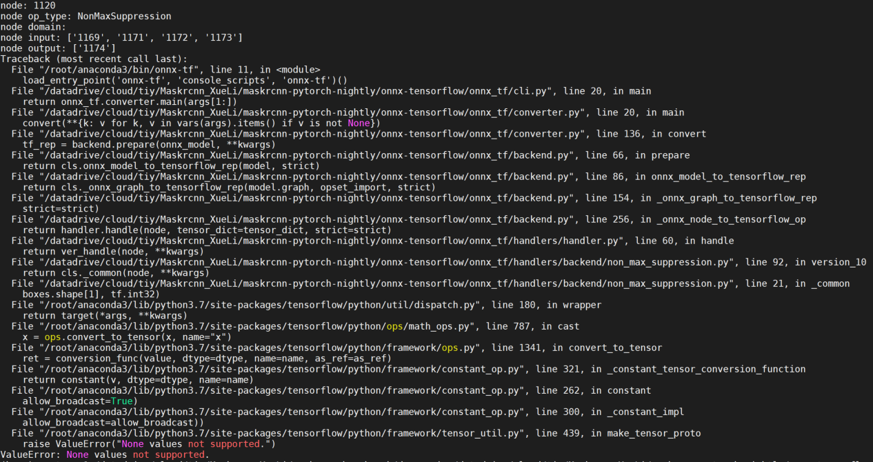 ONNX-TF: fail to convert MaskRCNN on Split op and NonMaxSuppression op · Issue #644 · onnx/onnx ...