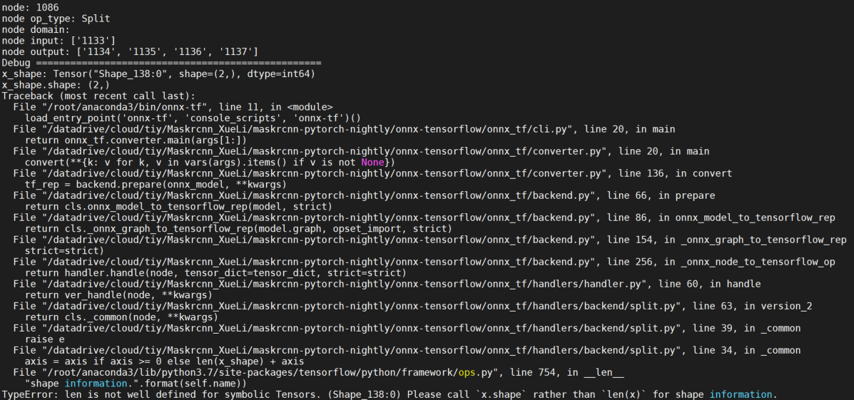 Onnx Tf Fail To Convert Maskrcnn On Split Op And Nonmaxsuppression Op · Issue 644 · Onnx Onnx