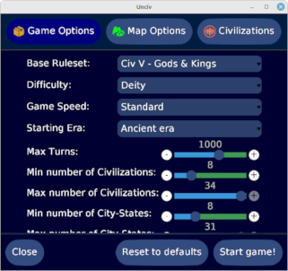Feature request: New game screen overloaded / columns scrollable · Issue #9419 · yairm210/Unciv ...