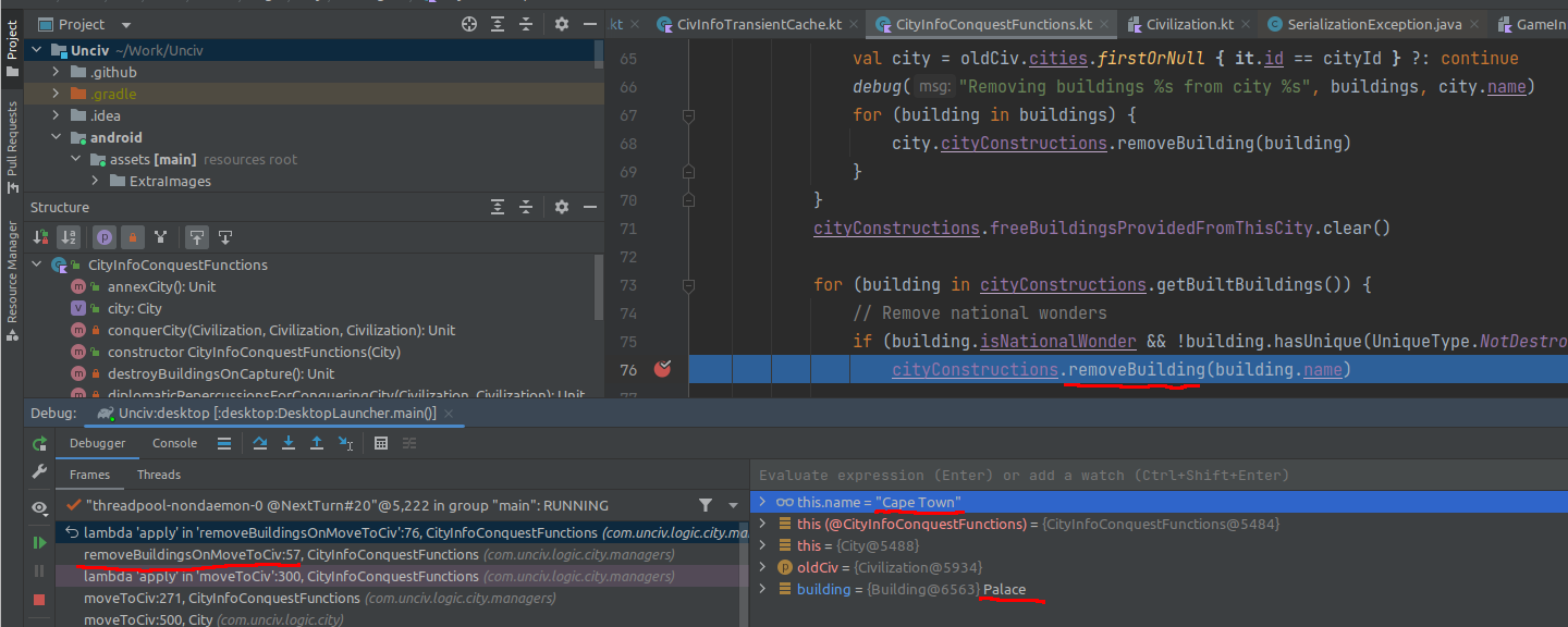 Crash after passing turn · Issue #9678 · yairm210/Unciv · GitHub